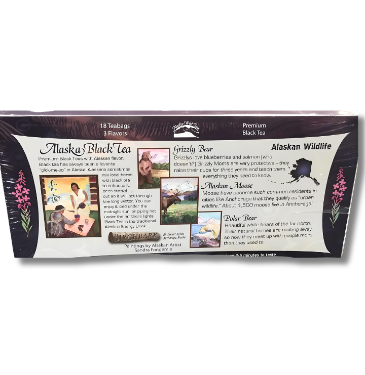Alaskan Wildlife Tea Sampler – Alaskan Snacks